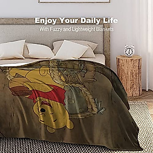 Cute Blanket Cartoon Plush Soft Warm Print Throws for Bed Couch Chair Living Room 60 x 50 in
