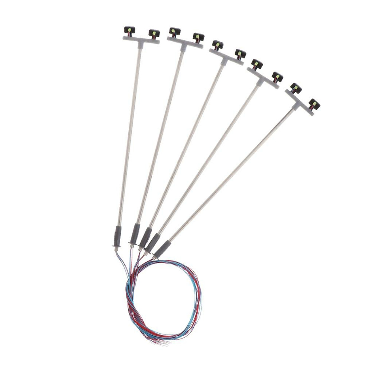 BESSTUUP 20Pcs 1:87 Model Miniature Garden Train Lights HO Scale Accessory 12cm