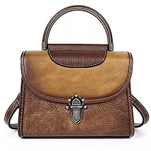 TFIIEXFL Ladies Handbag Crossbody Handbag Women Retro Messenger Shoulder Tote Bag (Color : E, Size : 21 cm (L)*8.5 cm(D)*16 cm (T))