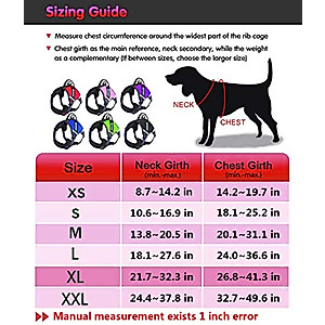 LMOBXEVL Service Dog Harness,No-Pull Dog Harness with Handle Adjustable Reflective Pet Dog in Training Vest Harness,Easy Control for Small Medium Large Breed Outdoor Walking Hiking