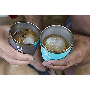 Hydro Flask 10 oz. Rocks Cup - Vacuum Insulated & Reusbale Whiskey Glass with Press-In Lid