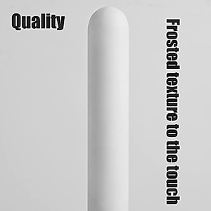 T10 LED Light Bulb 11.8inch E26 Base Matt Opal Porcelain Warm White 2700K Dimmable Edison 6W Led Tubular Bulb,500LM,60 Watt Equivalent,Outside Frosted Glass,for Cabinet Display Cabinet etc,4 Pack.