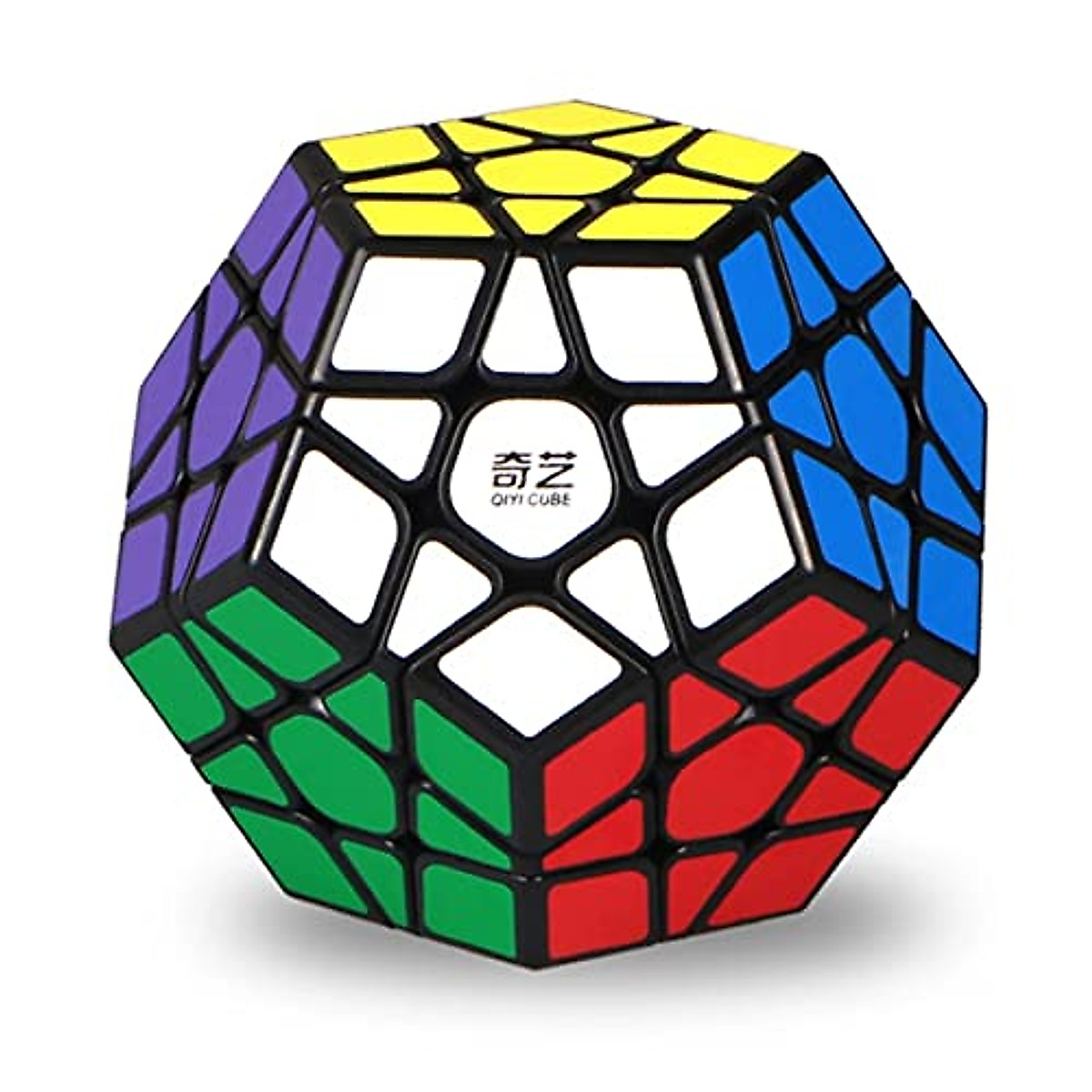 Megaminx Speed Cube, 3x3x3 Pentagonal Speed Cube Dodecahedron Magic Cube Puzzle Black