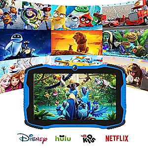 Kids Tablet 7 inch Tablet for Kids 2GB 32GB Android 11.0 Toddler Tablet for Toddlers, Childrens Tablet with WiFi Dual Camera Kid-Proof Case Kids Learning Tablet Parental Control YouTube Netflix