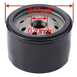 Milttor AM125424 492932 Oil Filter for 492932S 492056 795890 695396 696854 842921 GY20577 Kawasaki 49065-7007 Lawn Mower