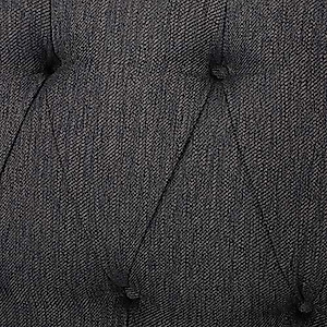 Christopher Knight Home Tracy Contemporary Deep Tufted Sofa with Nailhead Trim, Charcoal