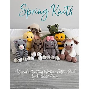 Spring Knits: A circular knitting machine pattern book by Nicola Allison