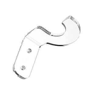 Lightsaber Rack Wall-Mounted Lightsaber Rack Transparent Acrylic Light Saber Display Holder for Force FX Lightsabers (1 pair transparent)