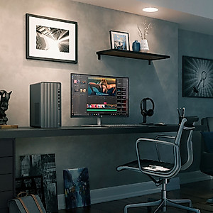 2021 HP Envy TE01 Desktop Computer, 10th Gen Intel i7-10700 8-Core Processor, 32GB DDR4 RAM, 1TB PCIe SSD + 2TB HDD, WiFi, HDMI, VGA, Wireless Mouse & KB, Windows 10 Home w/ Microfiber Cloth