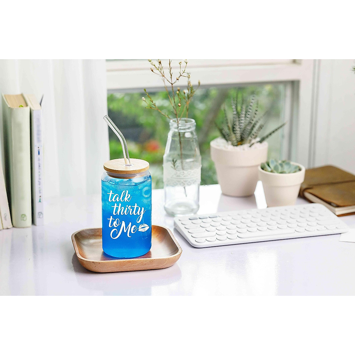 NewEleven 30th Birthday Gifts For Her, Women - 1994 30th Birthday Decorations for Women, Her - 30 Year Old Gifts Idea for Best Friend, BFF, Sister- 16 Oz Coffee Glass