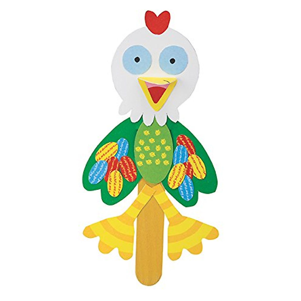 ALEX Toys Little Hands Pop Stick Art Craft Kit, Create Cute Animal and Flower Puppets, Allows Children to be Creative and Use their Imagination, For Ages 3 and up