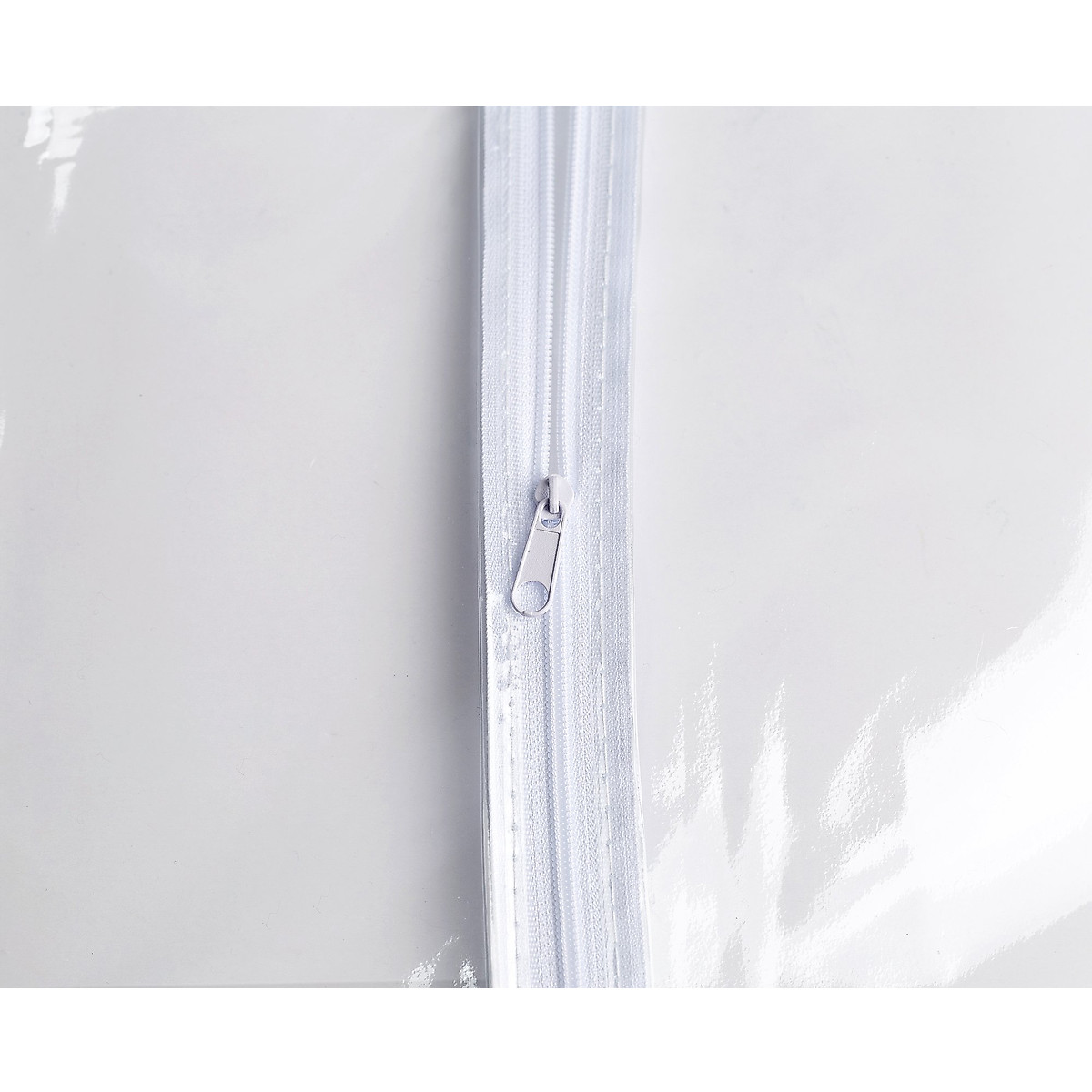 Handy Laundry Clear Vinyl Gown Bag - Protect Your Clothing While Traveling and Dust Free While Hanging in Your Closet. Ideal for Coats, Suits, Dresses or Gowns - Set of 2 (24 X 65 Inches)