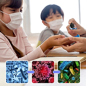 Eccliy 32 Pcs 8 oz Spray Bottles Fine Mist Spray Bottles Clear Empty Plastic Travel Bottles Refillable Mist Sprayer with Spray Cap for Oils Travel Perfumes(Transparent,Clear)