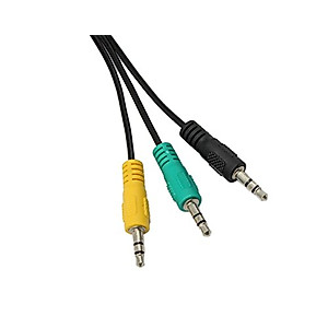 zdyCGTime 3.5mm Audio Cable 3 to 3 3.5mm Jack Male to Male Stereo Audio AUX Cable Cord for Computer Speakers(5ft/1.5m)