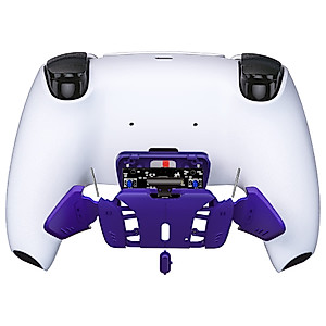 eXtremeRate Turn Rise to RISE4 Kit – Redesigned Galactic Purple K1 K2 K3 K4 Back Buttons Housing & Remap PCB Board for PS5 Controller Rise & RISE4 Remap kit - Other Accessories NOT Included