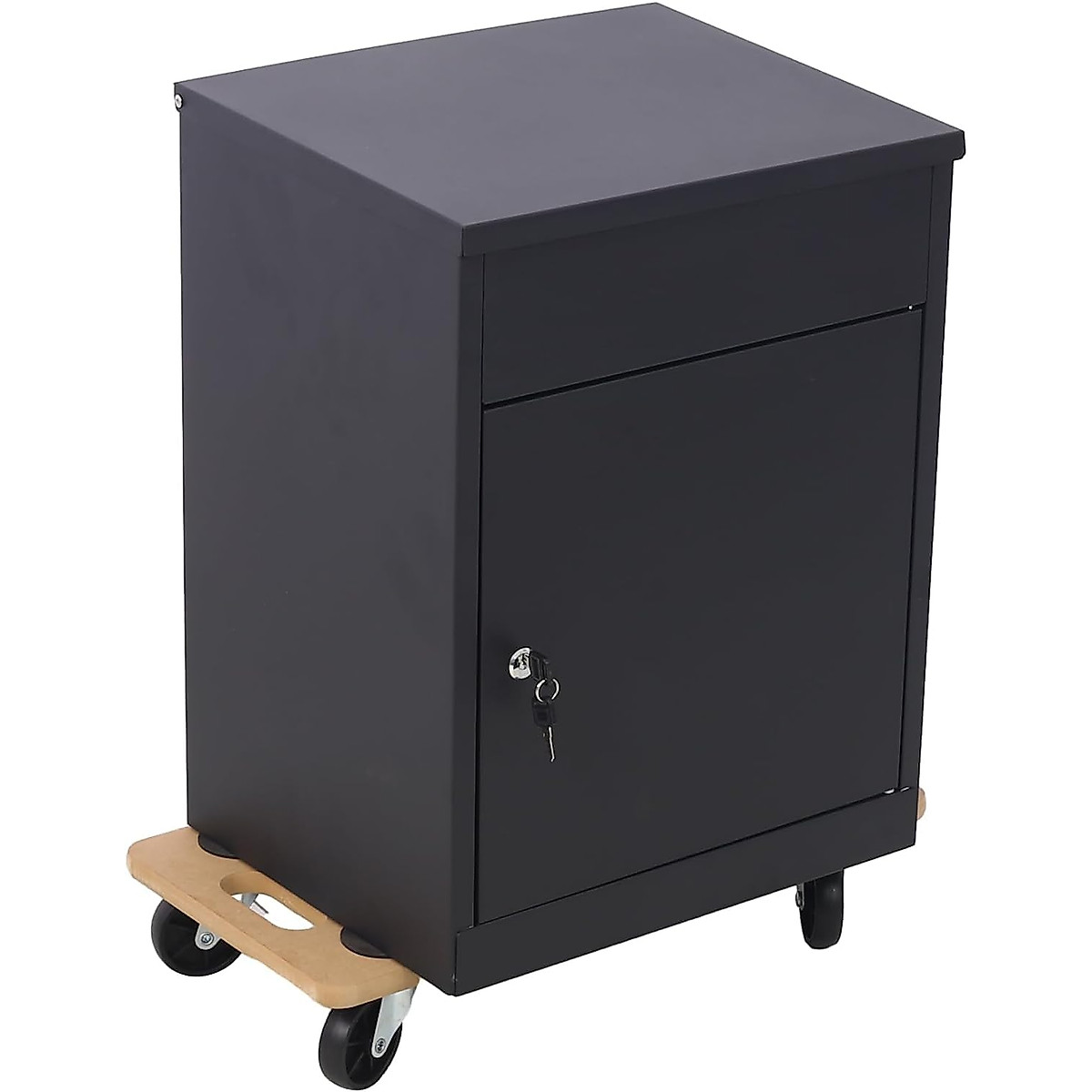 Furniture Moving Dolly, Heavy Duty Wood Rolling Mover with Wheels for Piano Couch Fridge Heavy Items, Securely Holds 500 Lbs (2pcs 22.8" x11.2" Platform)