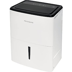 Frigidaire FFAD2233W1 Dehumidifier, Low Humidity 22 Pint Capacity with a Easy-to-Clean Washable Filter and Custom Humidity Control for maximized comfort, in White