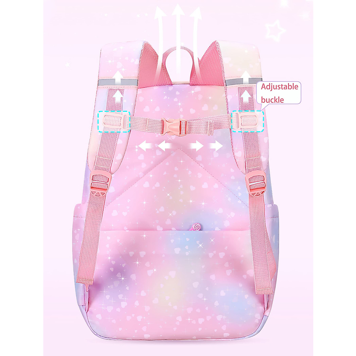 Aeafvot Cute Backpack Travel Backpacks Bookbag for Women & Men Boys Girls School College Students Backpack Durable Water Resistant Blue Large