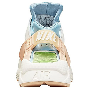Nike Women's Air Huarache Se, Sail/Arctic Orange-worn Blue, 8.5