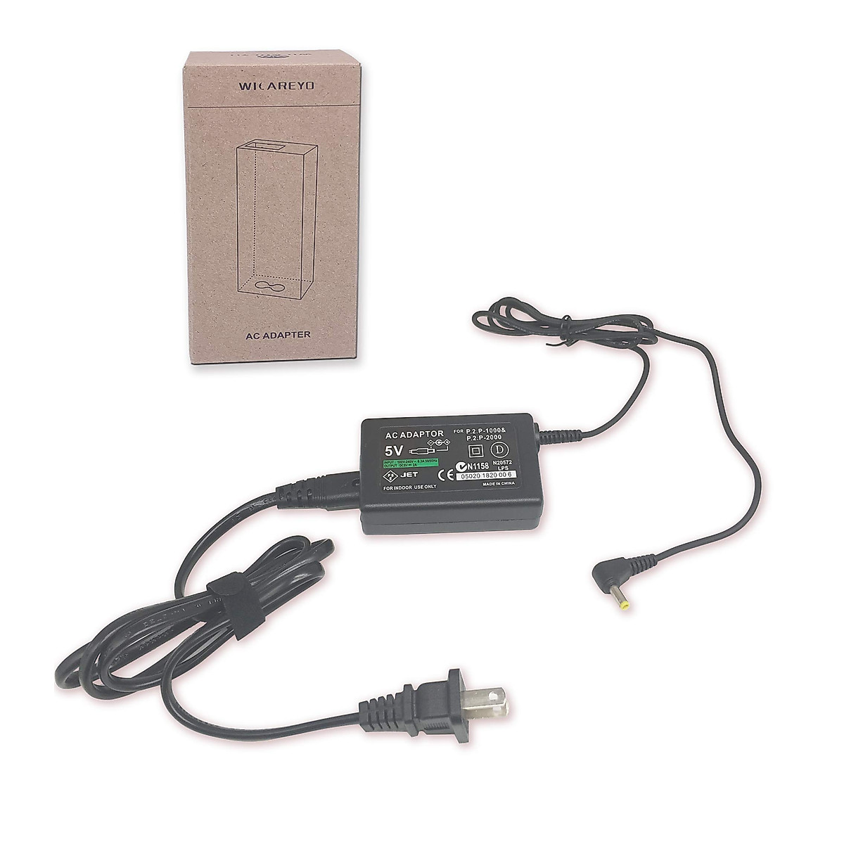 WICAREYO AC Adapter Power Supply Power Cord for PSP 1000 2000 3000