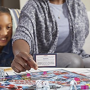 Monopoly: Transformers Edition Board Game for 2-6 Players Kids Ages 8 and Up, Includes Autobot and Decepticon Tokens