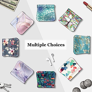 Squeeze Coin Purse, Fintie PU Leather Coin Pouch Change Holder for Woman Girls