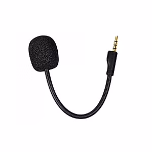 JHK Replacement Game Mic for Steelseries Arctis 1 Headphone | Detachable Microphone Boom for Arctis 1 Computer PC Gaming Headsets 3.5mm Jack Noise Cancelling (Black)