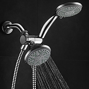Aquadance by HotelSpa 24-Setting Slimline Showerhead and Hand Shower Combo