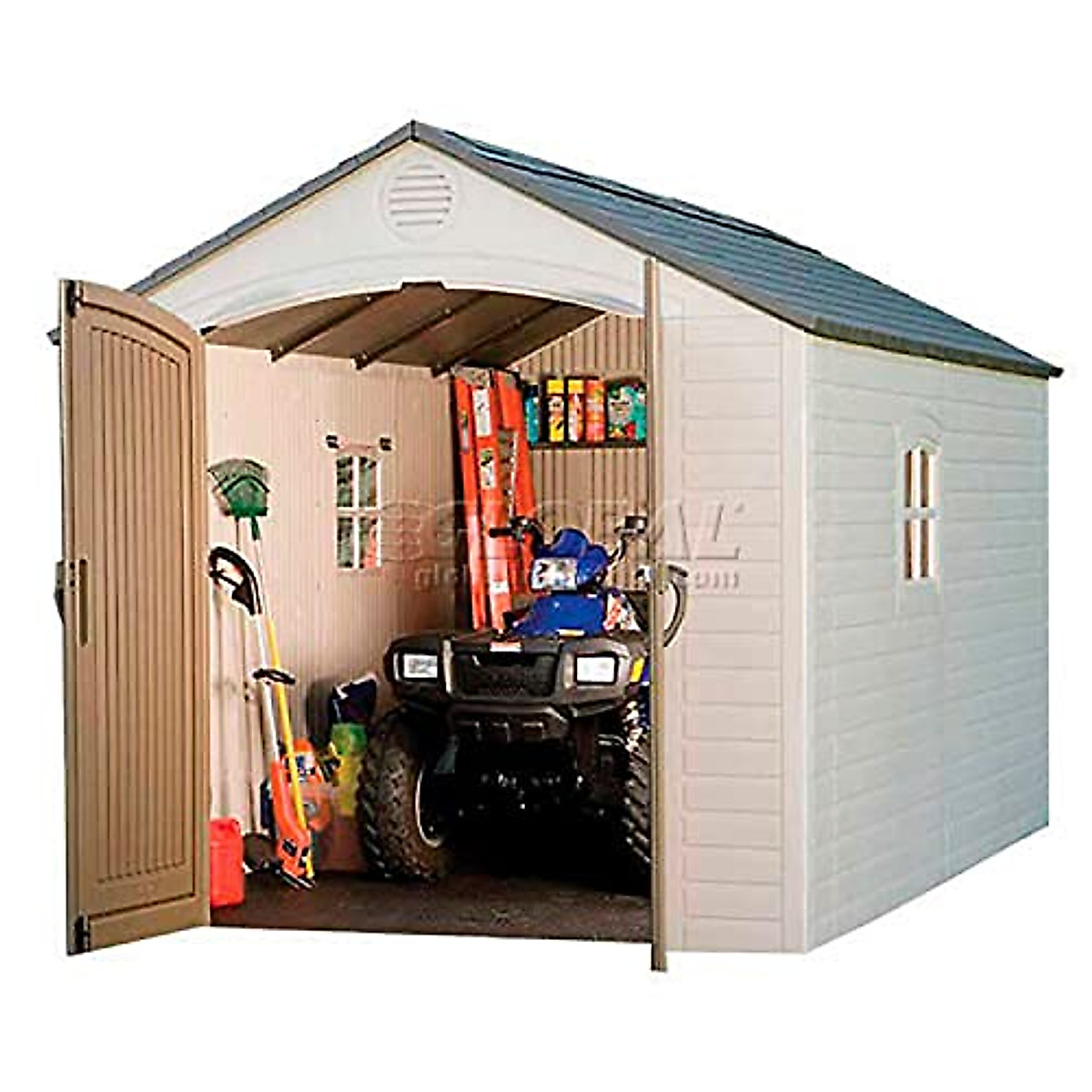 Storage Building With Windows, 8' X 12' 6"