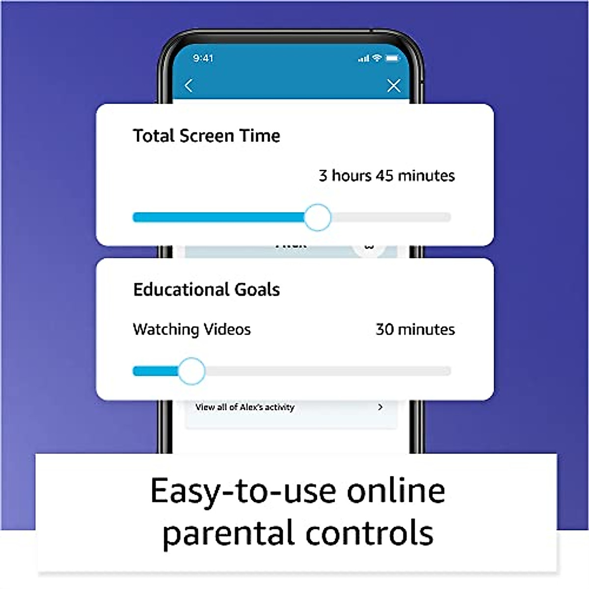 All-new Amazon Fire HD 8 Kids Pro tablet, 8" HD display, ages 6-12, 30% faster processor, 13 hours battery life, Kid-Friendly Case, 32 GB, (2022 release), Rainbow Universe