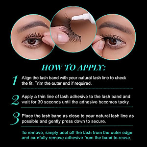 Ardell Natural Lashes False Eyelashes Sweeties Black (4 pack)