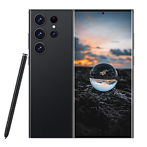 fuxinya Unlocked Android Phones S23 Ultra Cellphone Android 13 Smart Mobile Phone with SS Pen, 8GB+256GB, 6.8" Display, 50MP+13MP Camera 6500 mAh 4G Dual SIM (Twilight Black)