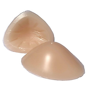 Silicone Breast Form Woman Mastectomy Prosthesis Bra Enhancer Inserts 1 Pair (1000g/Pair (D Cup)) Beige