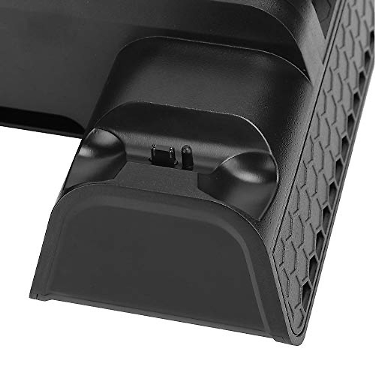 Bewinner1 for PS4 Stand Cooling Fan, Multi-Function Cooling Heat Dissipation Bracket Fan Card Rack Game Machine Charging Dock Station for PS4 Handle Gamepad