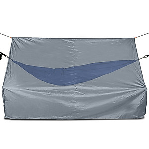 Oak Creek Advanced Hammock Rain Fly. 110 Inch Multipurpose Rainfly for Hammocks. Provides Protection from The Elements. Lightweight Waterproof Tarp Works with Any Camping Hammock