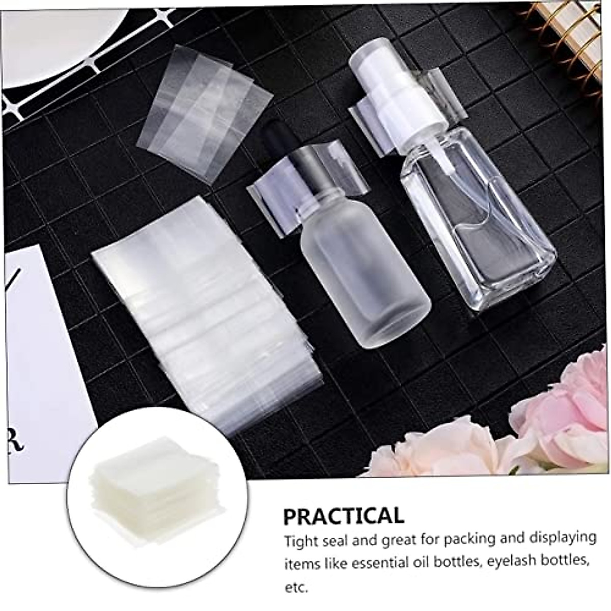 ULTECHNOVO 2000pcs Wrap Clear Packaging Bags Plastic Packaging Bags Heat Shrink Bags Food Wrap Film Heat Seal Shrink Shrinkable Wrapping Bag Pvc Heat Shrink Bag Packaging Film Household Gift