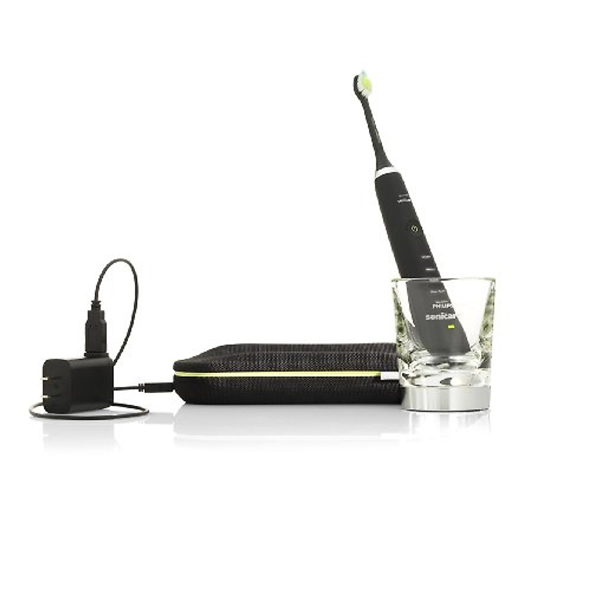 Philips Sonicare DiamondClean Sonic Electric Rechargeable Toothbrush, Black, HX9352/04