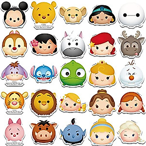 50Pcs Mixed Disney Cartoon Stickers Pack Princess Stickers Cute Cartoon Characters Stickers Cartoon Movie Decal Childrens Decorative Sticker for Kids Teens Adults Waterproof Vinyl Princess Stickers for Water Bottle Laptop Luggage (Mixed Cartoon)