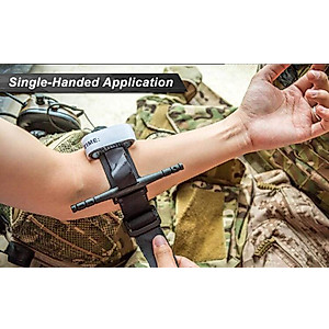 Tourniquet, 3 Pack - The Fastest, Safest, Most Effective Combat Hemostatic Control Single-Handed Application for Military Tactical First Aid Medical Battle Tourniquets