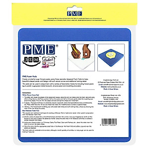 PME MFP572 Sugar Flower Mexican Foam Pad-Sugar & Gumpaste Modelling, Standard, Blue
