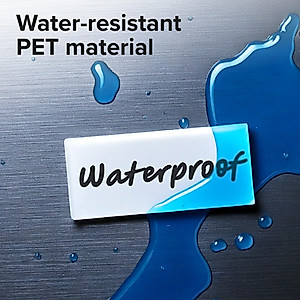 Dry Erase Magnetic Labels - Reusable Sticky Notes - Magnetic Notepads for Refrigerator - Dry Erase Magnetic Sheets - Blank Magnet Stickers to Write On - Magnets for Whiteboard Classroom Fridge