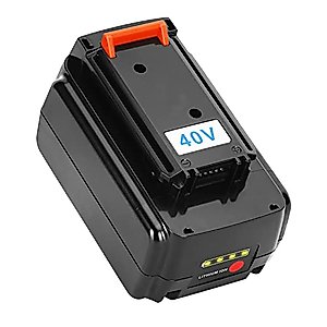 Lipop 3.0Ah Replacement Battery for Black and Decker 40V Lithium Battery Compatible with Black+Decker 36V/40V Max Cordless Power Tools LBX2040 LBXR36 LBXR2036 LST540 LCS1240 LBX1540 LST136W