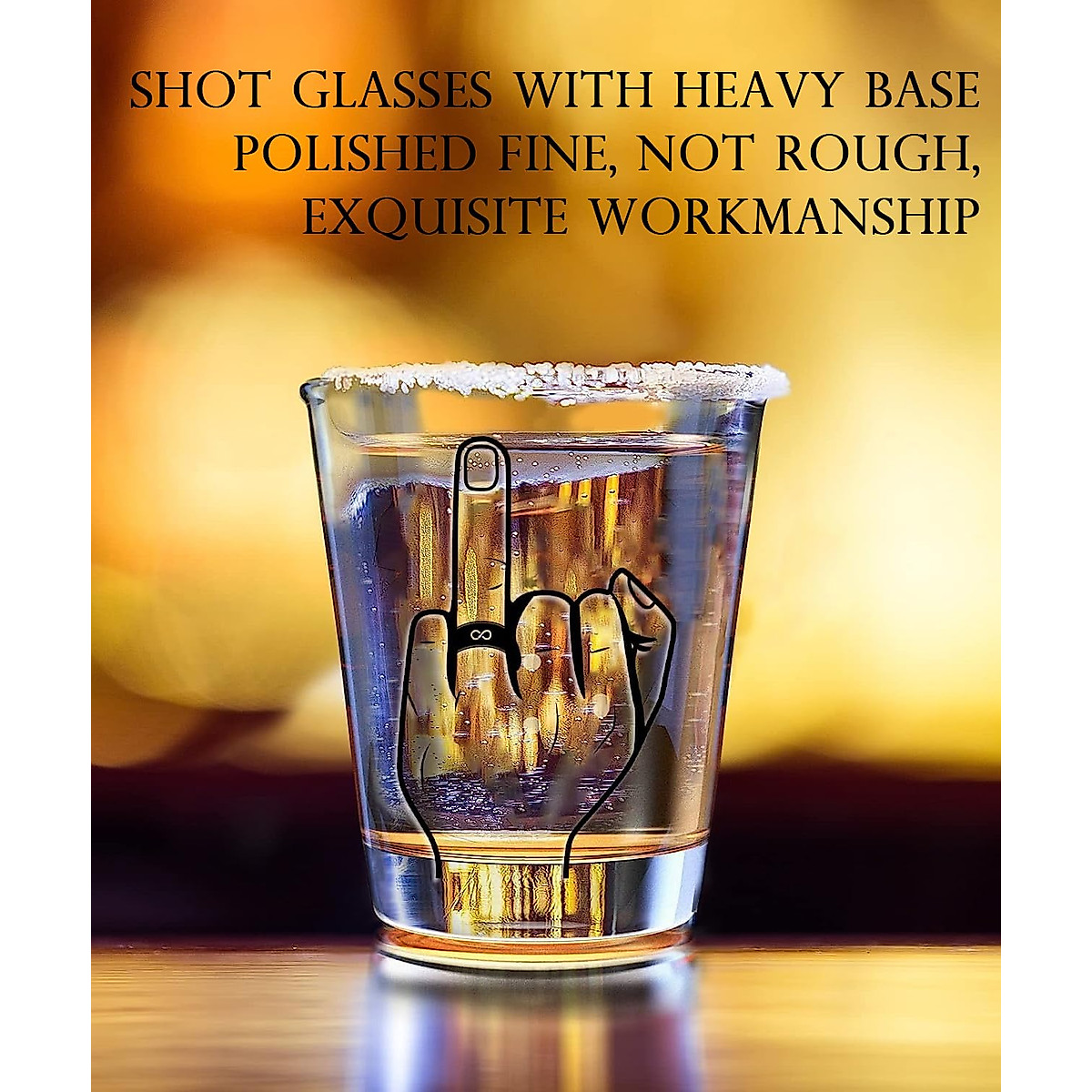 Wedding Gift for Couples - Unique Engagement Gift for Couples,Unique Bridal Shower Gift,Bride and Groom Shot Glasses,Wine&Whiskey Glass Gift for Mr and Mrs,Newlywed,His and Hers Gifts