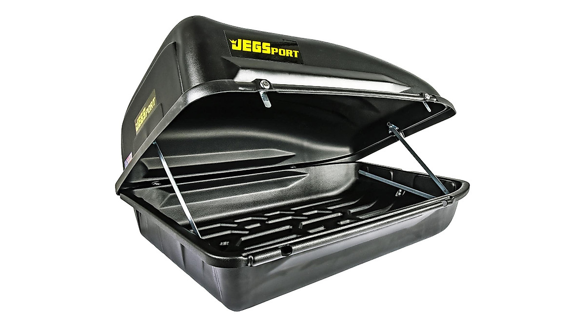 JEGS Rooftop Cargo Carrier for Car Storage - Small Roof Rack Cargo ...