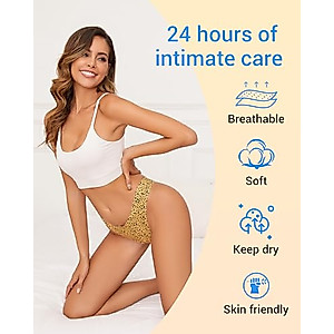 UGDUCK Seamless Thongs for Women, No Show Panties Breathable Seamless Sexy Thongs Underwear for Women 6 Pack Multicolor