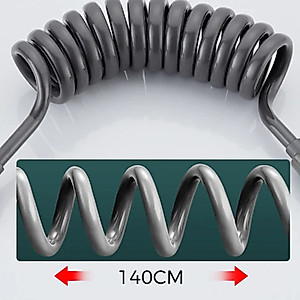 Double Control Mini Shower, Handheld Toilet Bidet Sprayer, Bathroom Toilet Bidet Sprayer Kit, Bidet Attachment with Pressure Control Jet Spray, Dual Function Faucet Sprayer Rinser (Silver Hose Set)