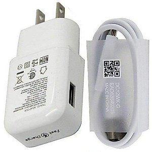 Fast Charger Compatible LG Stylo 4 G5 G6 G7 G8 V20 V30 V35 V30S V40, Samsung Galaxy S10 S10+ S8 Plus S9 S9+ S10 Active Note 8 Note 9,Moto Z Z2 Plus, USB Type C Cable with Charger Adapter [White]