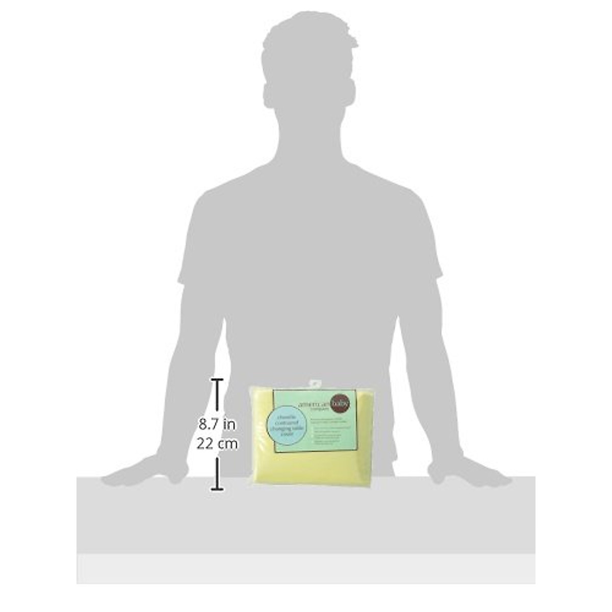 American Baby Company Heavenly Soft Chenille Fitted Contoured Changing Pad Cover, Maize, for Boys and Girls, 16x32x4 Inch (Pack of 1)