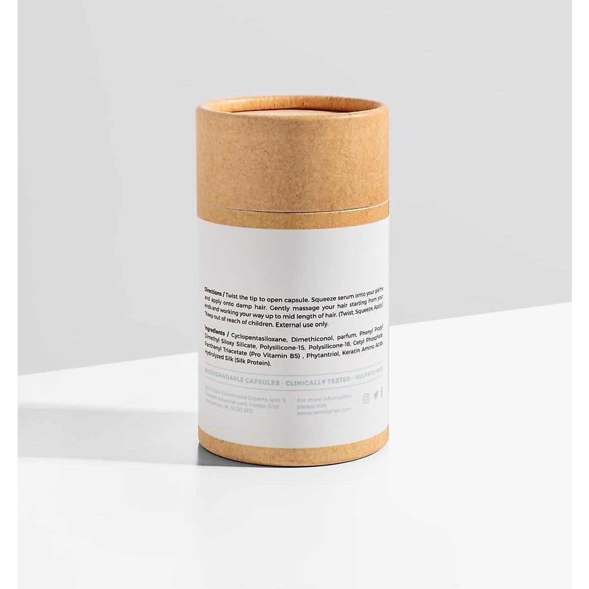 Remilia Hair Hair Serum with Keratin, Silk Protein & Vitamin B5-30 Capsules - Hair Styling Oils for Frizzy and Damaged Hair