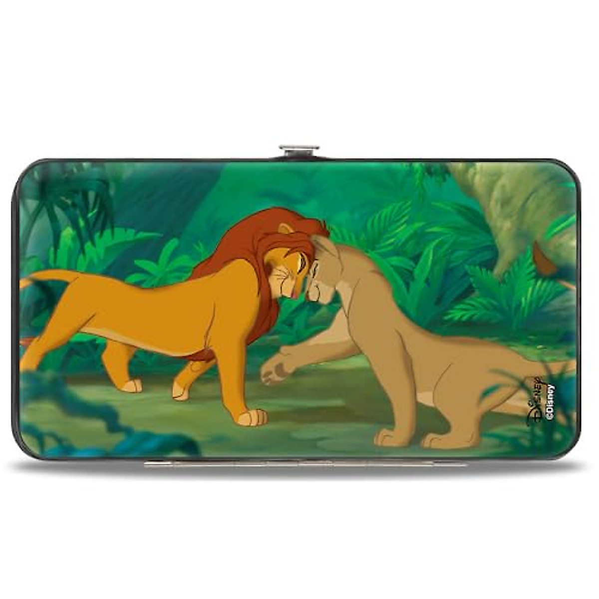Buckle-Down Women's Hinge Wallet-The Lion King, 7" x 4"